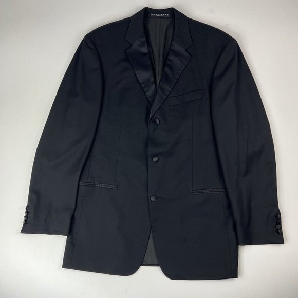 Hugo Boss | Suits & Blazers | Hugo Boss Baker Jazz Black 3 Button Wool ...